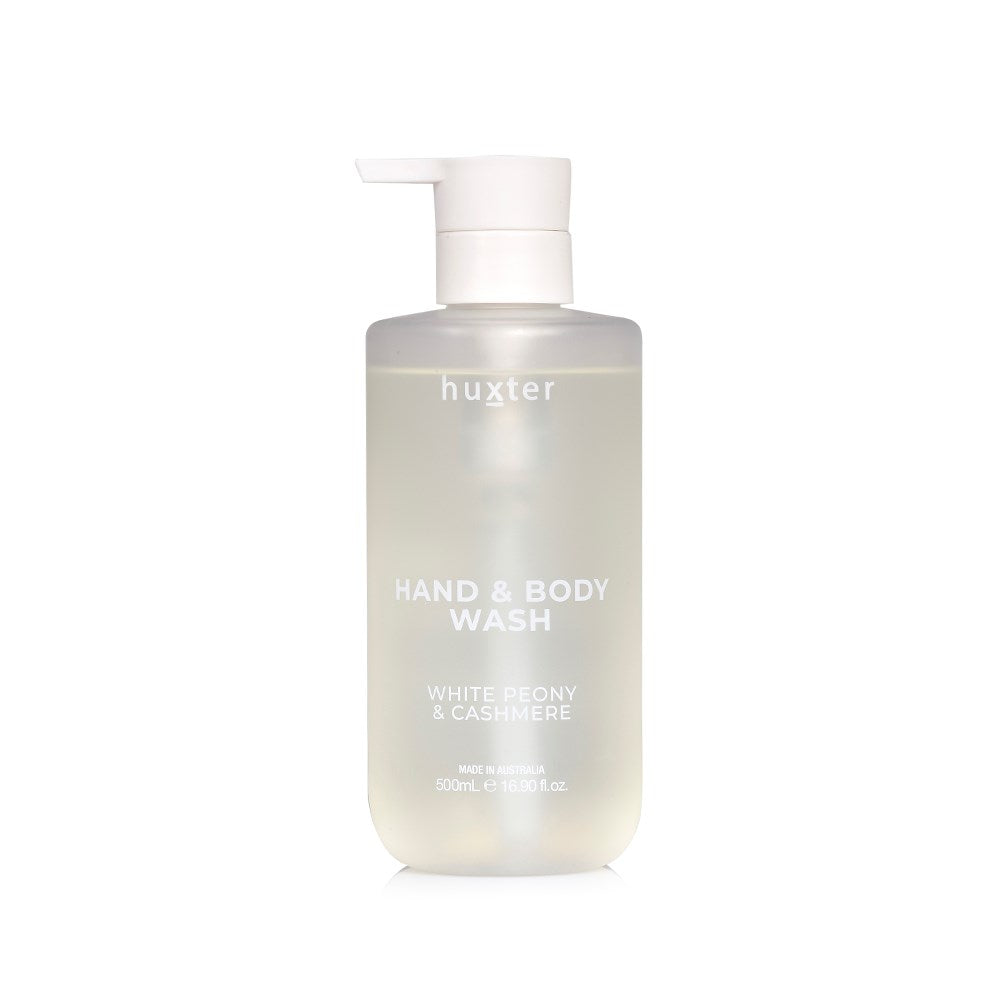White Peony & Cashmere Body Wash – 500ml | Huxter