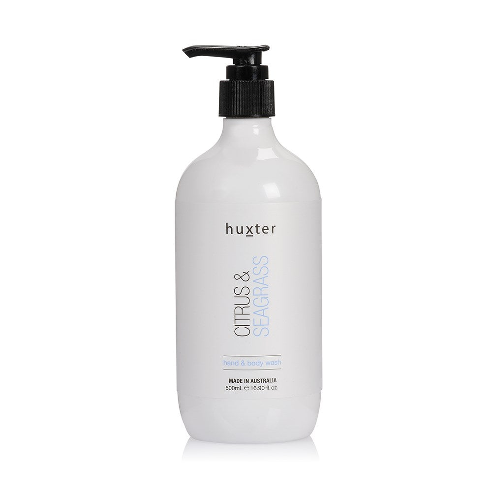 Citrus & Seagrass Hand & Body Wash 500ml | Huxter