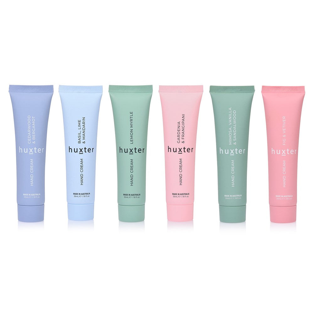 Huxter Bon Bon Gift Box | Mini Triangle Hand Creams | 35ml x 6